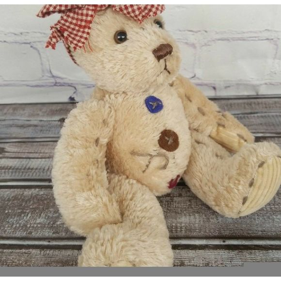 First Main | Toys | First Main Patches Teddy Bear Plush | Poshmark